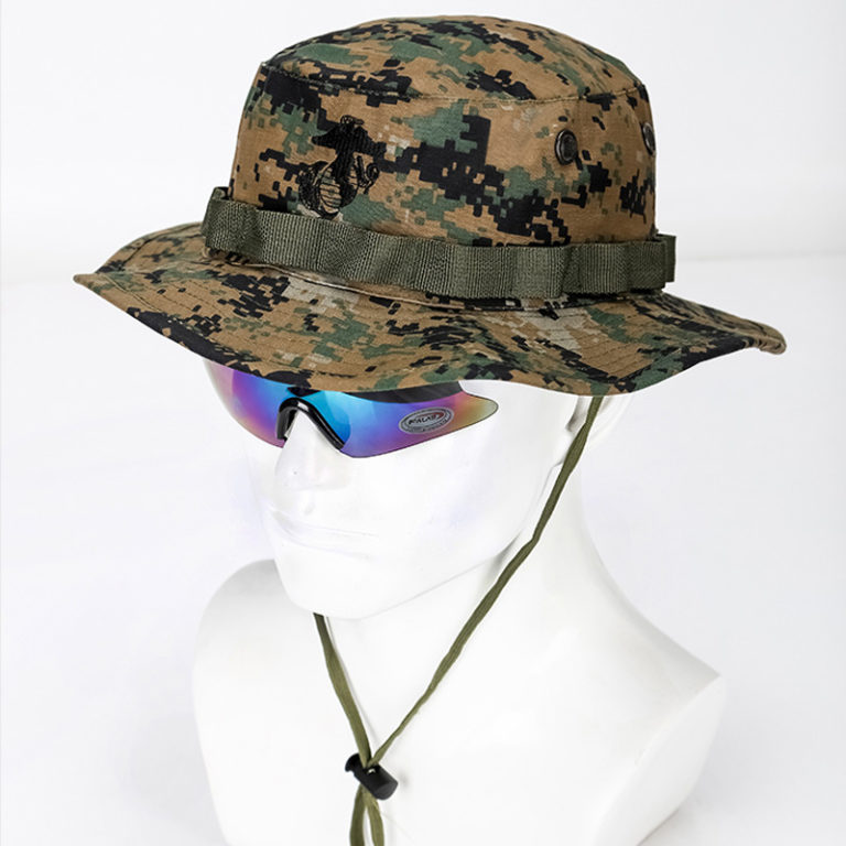 Wholesale camo bucket hats wide brim tactical military boonie hat